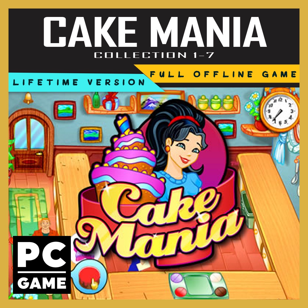 [𝑷𝑪 𝑪𝑳𝑨𝑺𝑺𝑰𝑪 𝑮𝑨𝑴𝑬] CAKE MANIA 7 in 1 COLLECTIONS for Windows | Lifetime ...