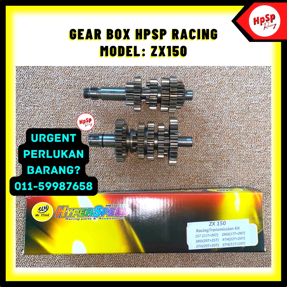 ZX150 RR GEAR BOX SET HPSP RACING HYPERSPEED | Shopee Malaysia