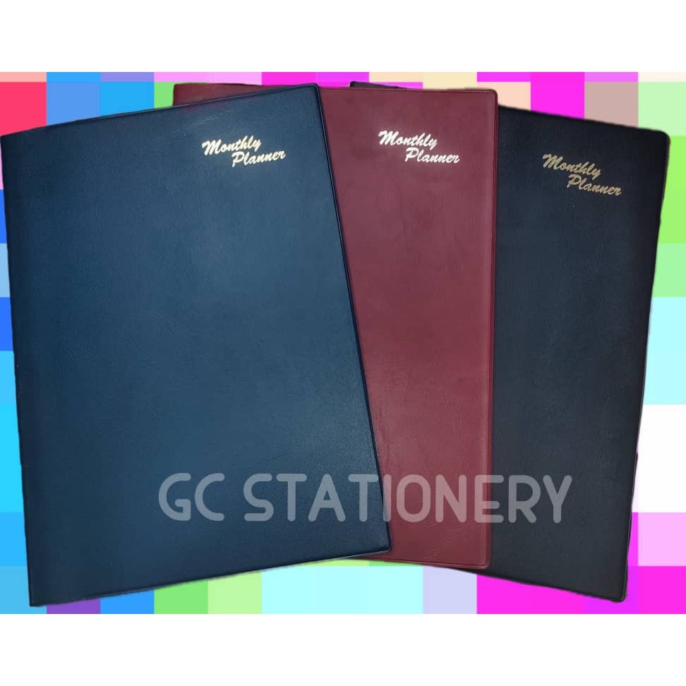 PVC Cover A4 Size Executive Notebook 2025 Monthly Planner for Planning ...