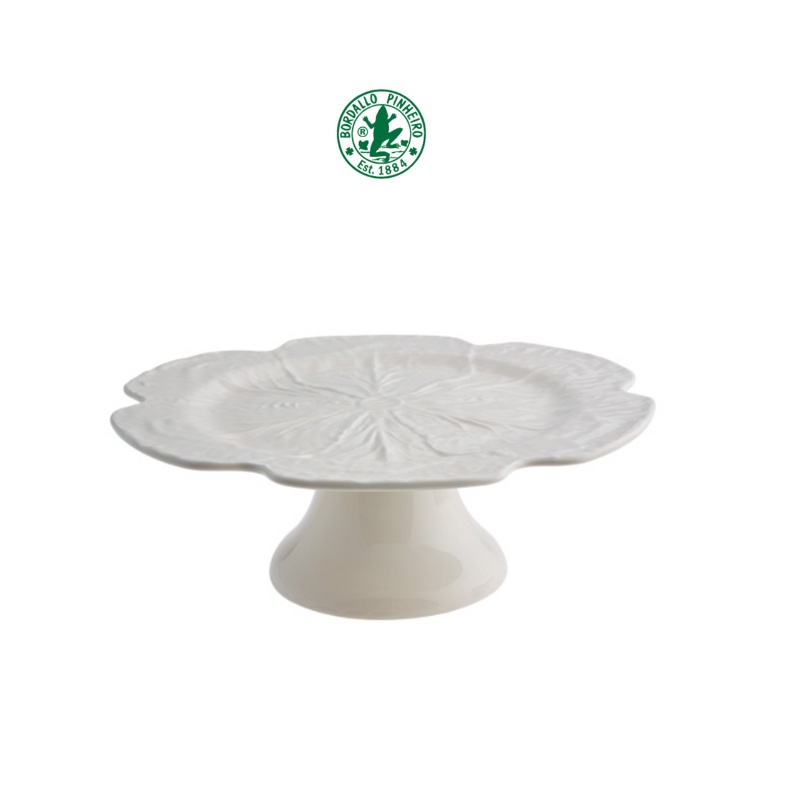 Bordallo Pinheiro Cabbage Cake Stand 31cm Cream | Shopee Malaysia