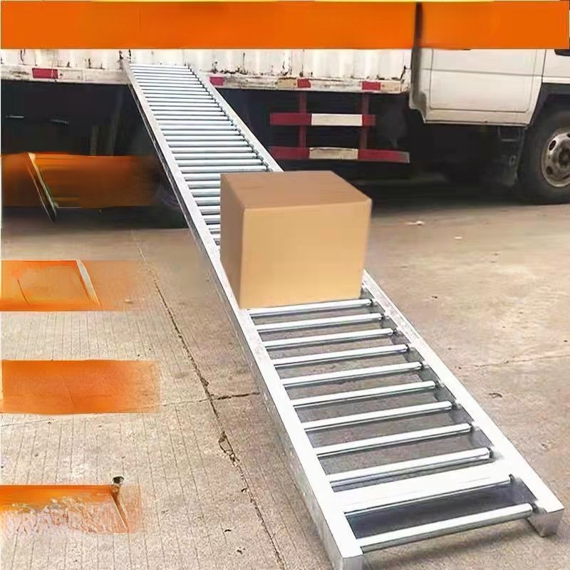 Unloading Slide Artifact Unpowered Hand Push Roller Line Foldable ...