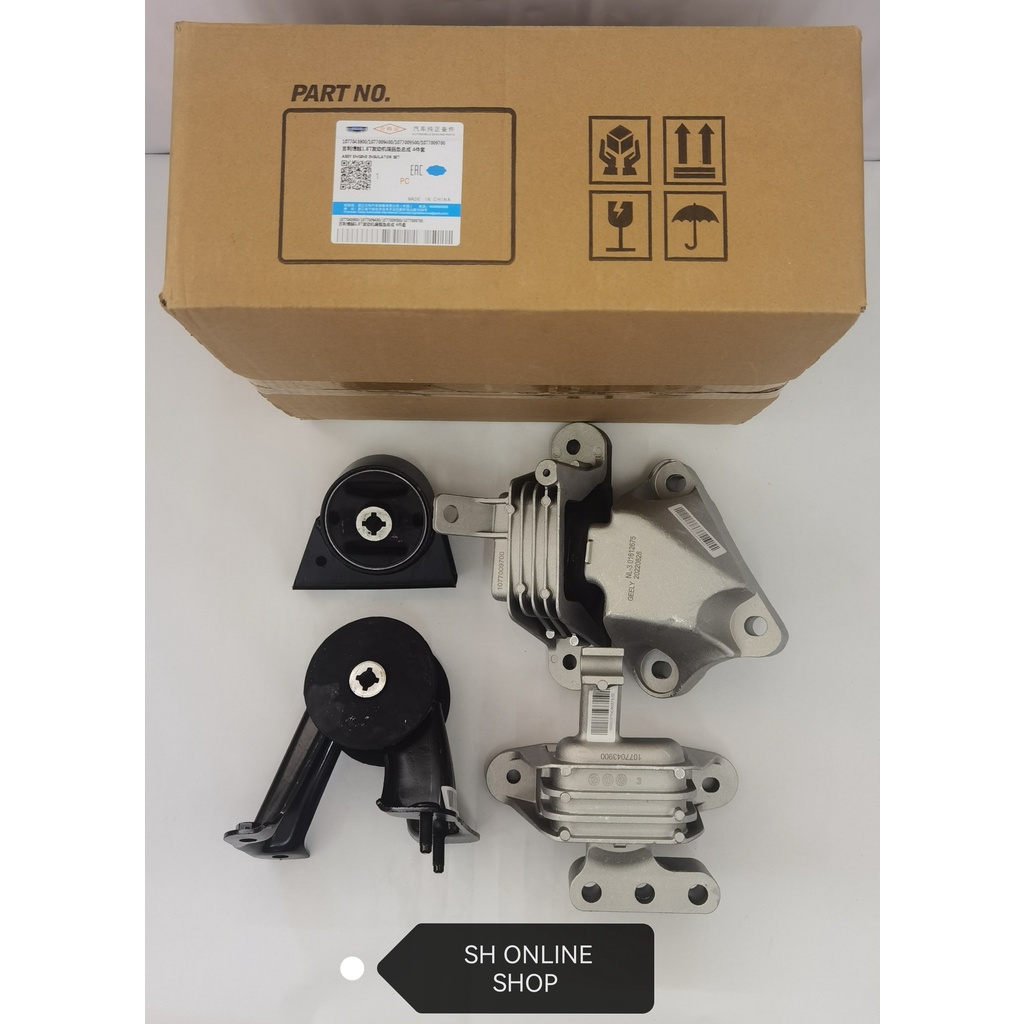 Engine Mounting Set (100% Geely Original) for Proton X70 1 Set (6 Speed ...