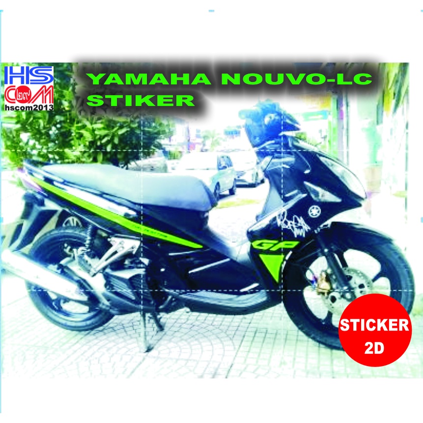 20220926-344 STICKER STIKER YAMAHA NOUVO LC STIKER-CUT WITH STIKER 2D ...