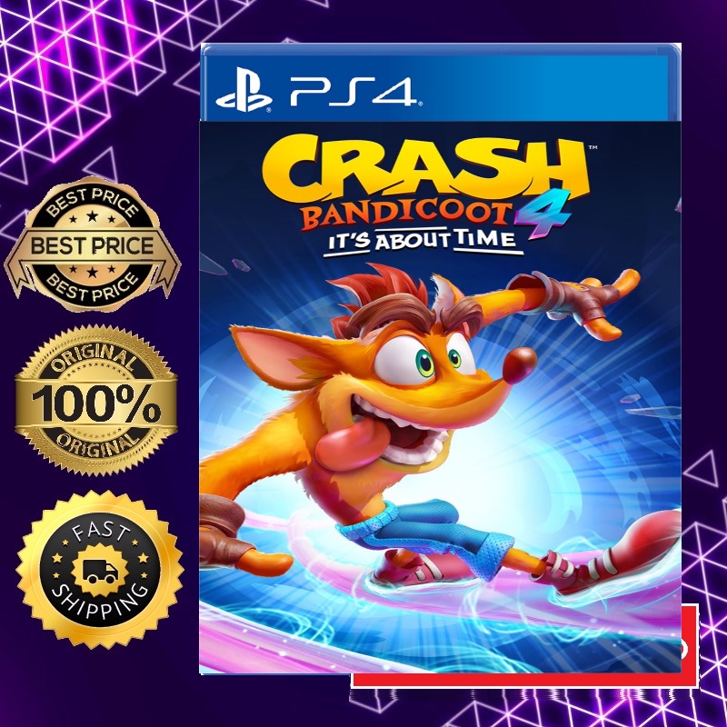 [CHEAPEST / Murah] Used/Pre-owned Crash Bandicoot 4 : It's About Time CD Playstation PS4 Games ...