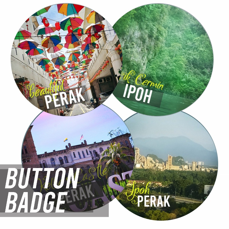 Button Badge Ipoh Perak Mill Tasik Cermin Souvenir Gift 50 mm | Shopee ...