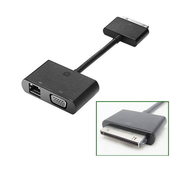 Original Hp Elitefolio 900 Folio 1040 Ethernet And Vga Adapter Hstnn W02d 742512 001 Rj45 Lan