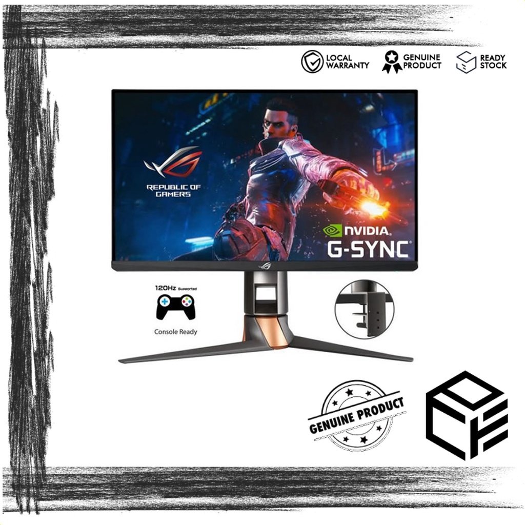 ASUS 25'' ROG SWIFT PG259QNR FHD IPS GAMING MONITOR ( 360HZ / 1MS / G ...