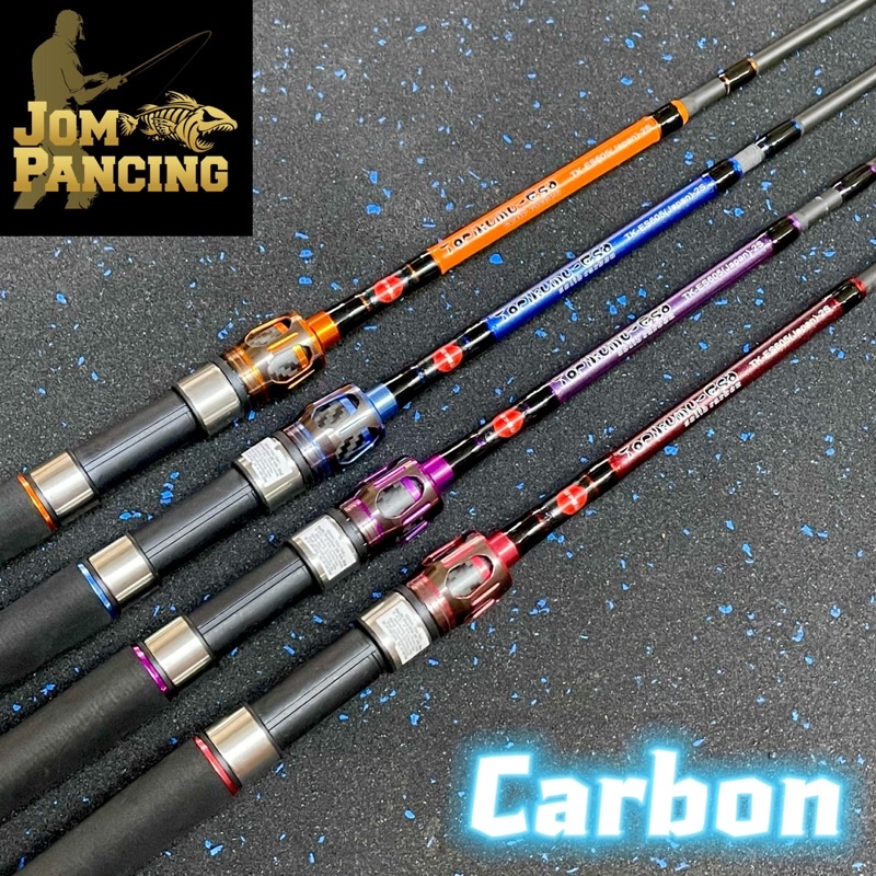 【Jom Pancing】TORIKUMU-ESA SOLID CARBON Spinning Rod Jigging Casting ...