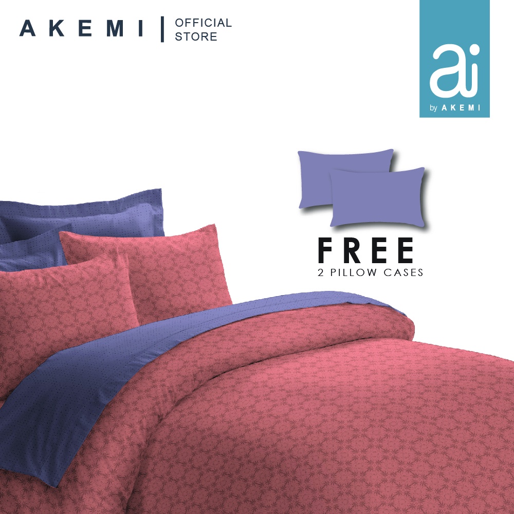 [Online Exclusive] ai by AKEMI Colour Collection Quilt Cover Set 620TC ...