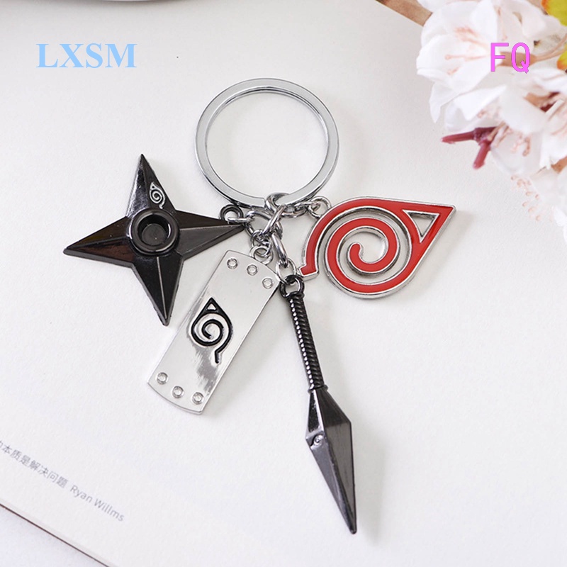 FQ Kunai Shuriken Konoha Ninja Keychain for Car Keys Bag Backpack ...