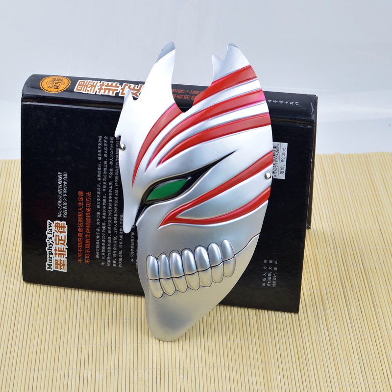 Anime BLEACH Mask Kurosaki Ichigo Plastik Mask Cosplay Accessory ...
