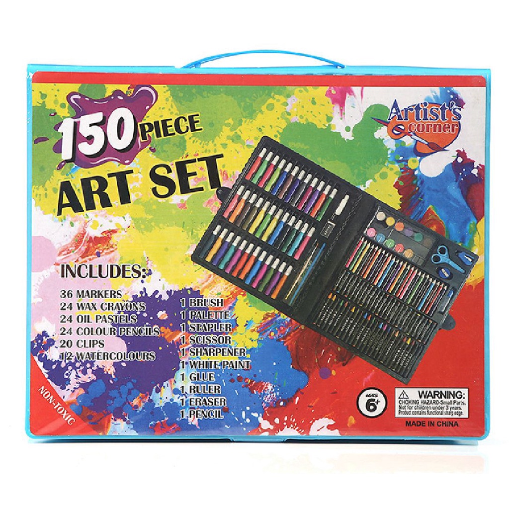 DESSINO 208pcs Art Color Pensil Full Set Kids Coloring Set Drawing Set ...