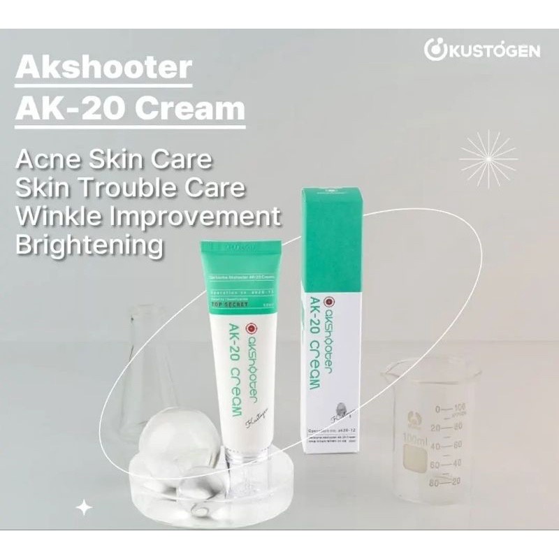 Mydplus Kustogen Derbiome Akshooter AK-20 Cream 50ML Krim Muka 面霜 Skin ...