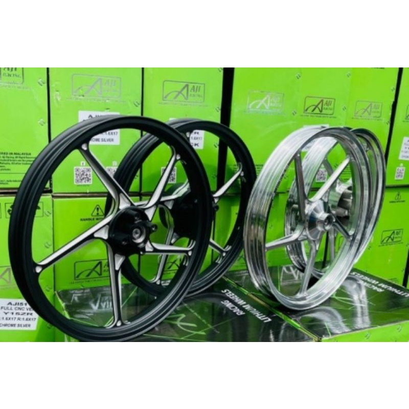 AJI Racing Sport Rim Forged Full Cnc Ver Sport Rim Hi-Quality FG511 Y15ZR / Y15 / Y16 / RS150 ...
