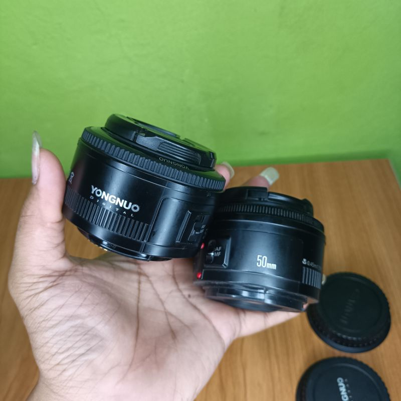 YONGNUO Fixed LENS YN 50MM f1.8 FOR CANON FIXED LENS YONGKI 50MM ...