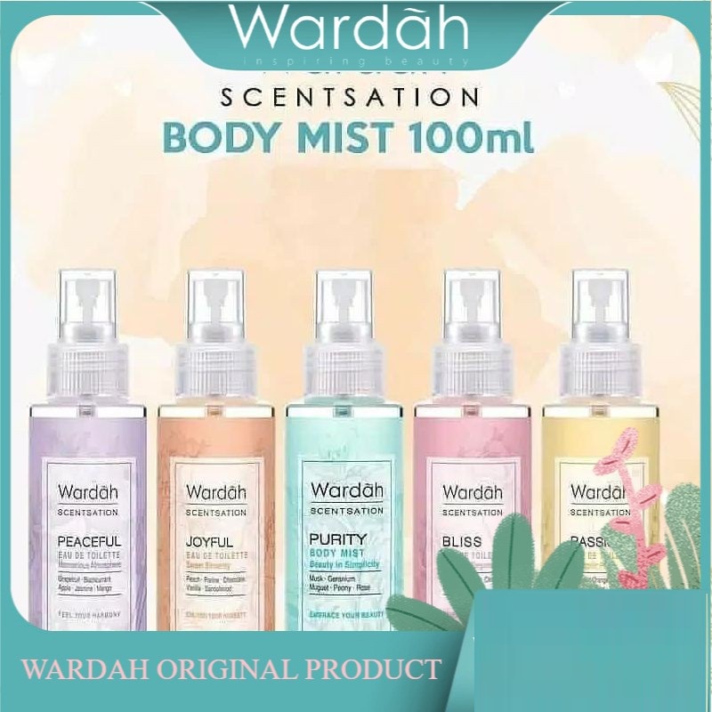 Body Mist Wardah Scentsation Purity 100 ml | Shopee Malaysia