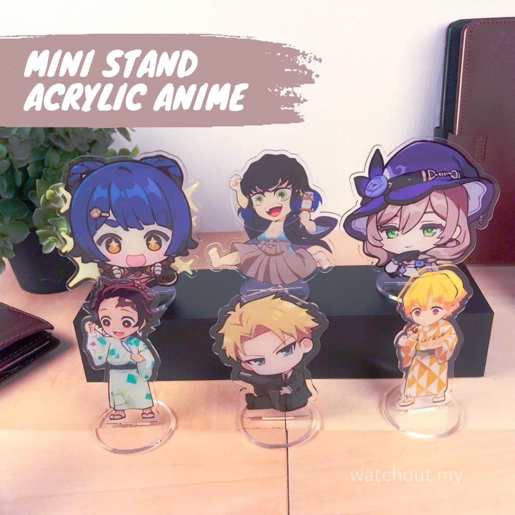 🔥READY STOCK🔥Acrylic Stand Mini with Customised NAME Action Figure ...