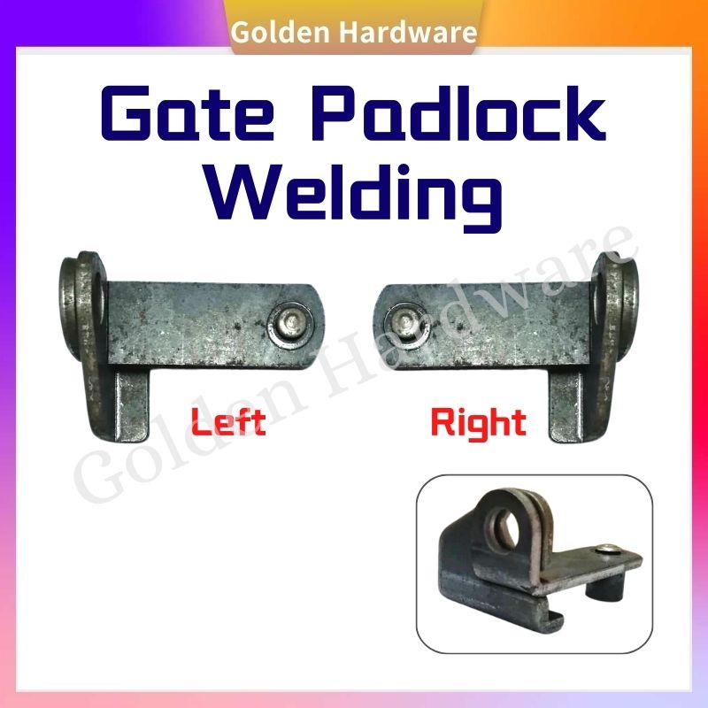 Gate Padlock Welding Gate Lock Door Hock / Pintu Pagar / 大门搭仔 | Shopee ...