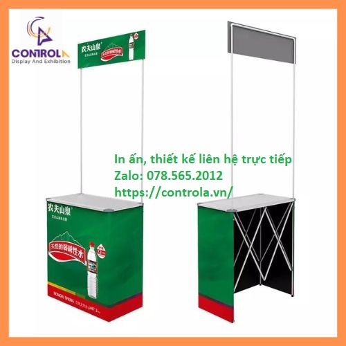 Product Display Table With Aluminum Frame Stowed Standard Size In ...