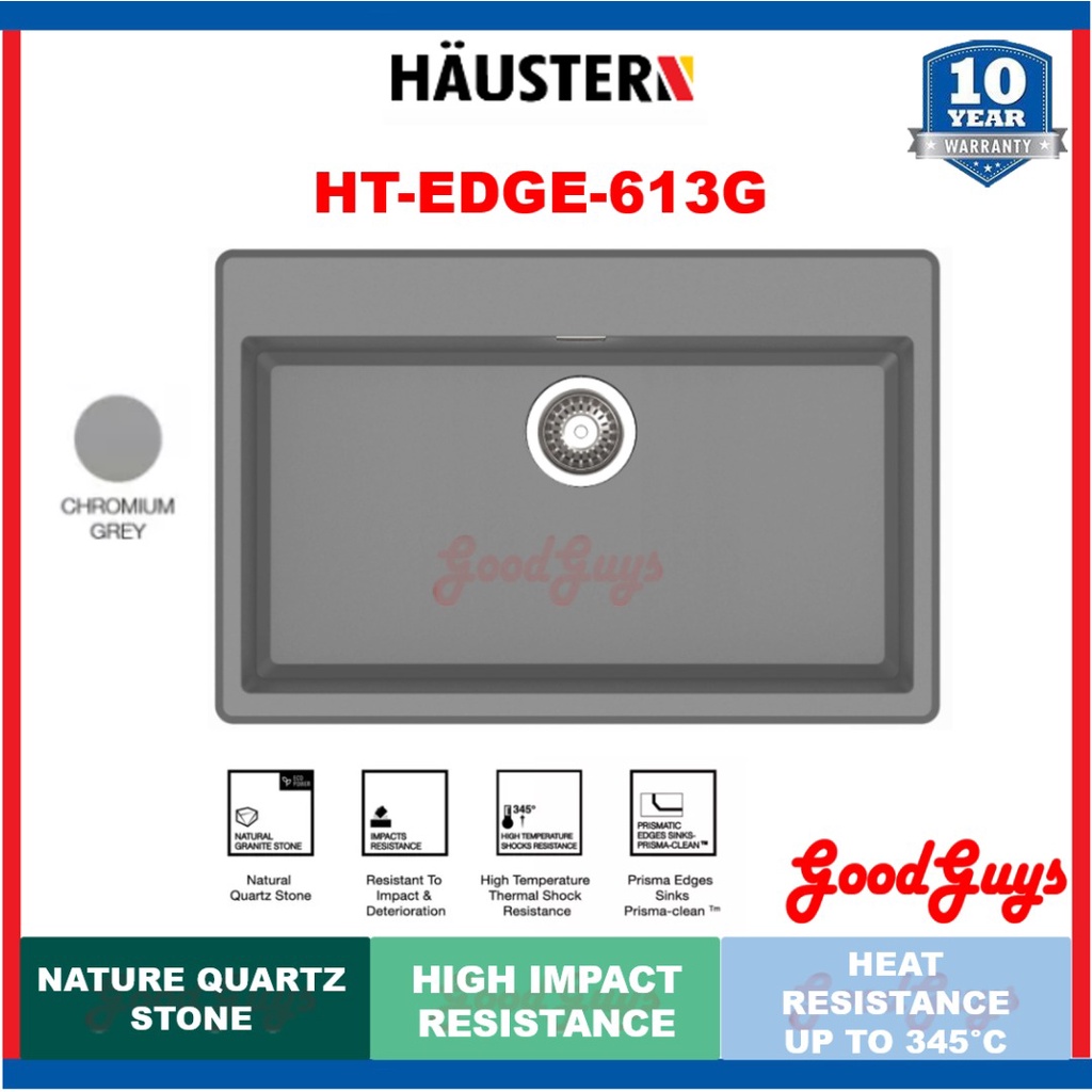 Haustern HT-EDGE-613B / HT-EDGE-613G Top Mount Granite Sink | Shopee ...