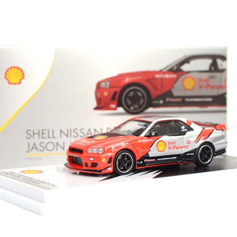 (NOT SEALED FOC PROTECTOR) INNO MODELS INNO64 1/64 NISSAN SKYLINE R34 GTT DRIFT CAR SHELL HONG ...