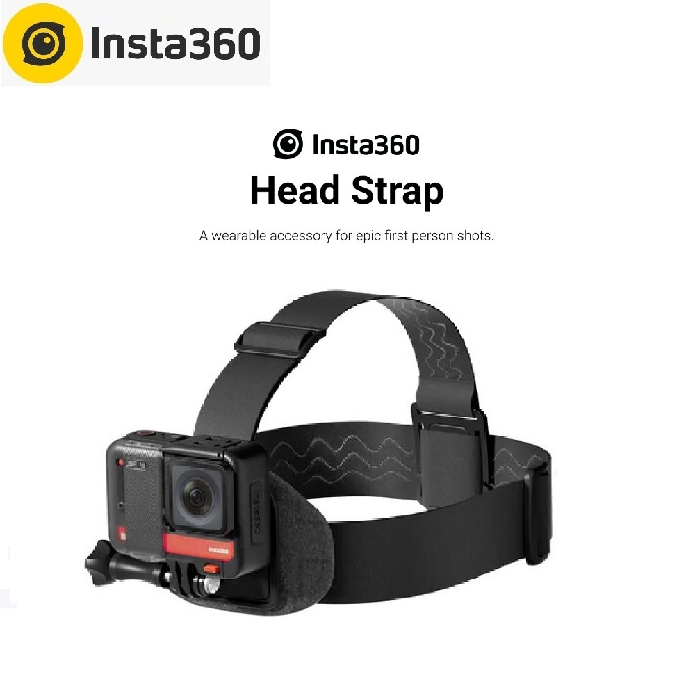 Insta360 Head Strap for X3, ONE RS (1-Inch 360 excluded), GO 2, ONE X2, ONE R | Shopee Malaysia