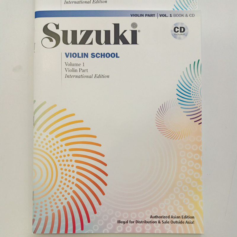 Suzuki Violin School Volume 1, 2, 3, 4 Violin Part Book and CD ...