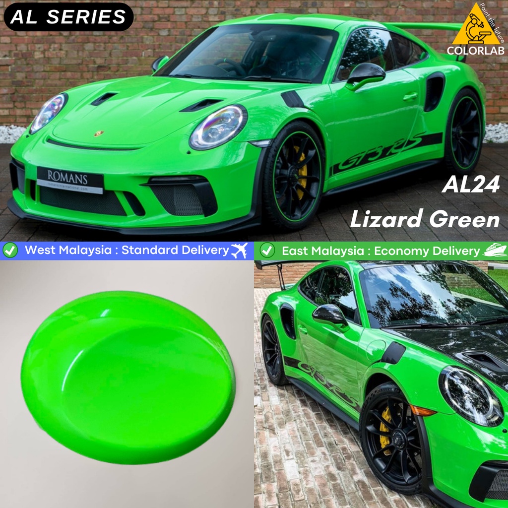Porsche Lizard Green-AL24 2K Automotive Car Paint / Motor Paint / Cat ...