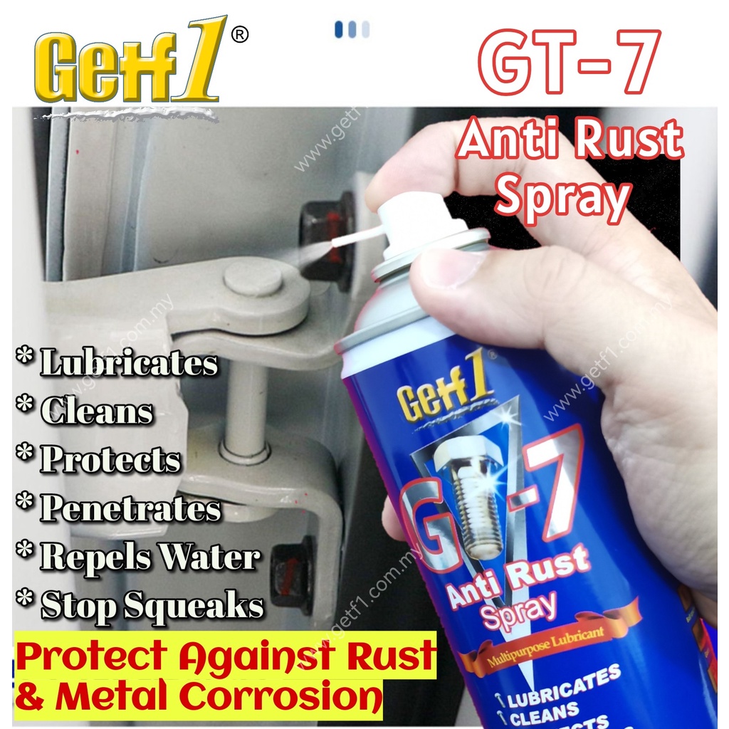 Getf1 G7 Anti Rust Spray rust remover corrosion lubricant belt ...