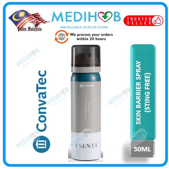 [NEW PACKAGING] ConvaTec ESENTA/ Silesse Skin Barrier Sting Free (50ml ...