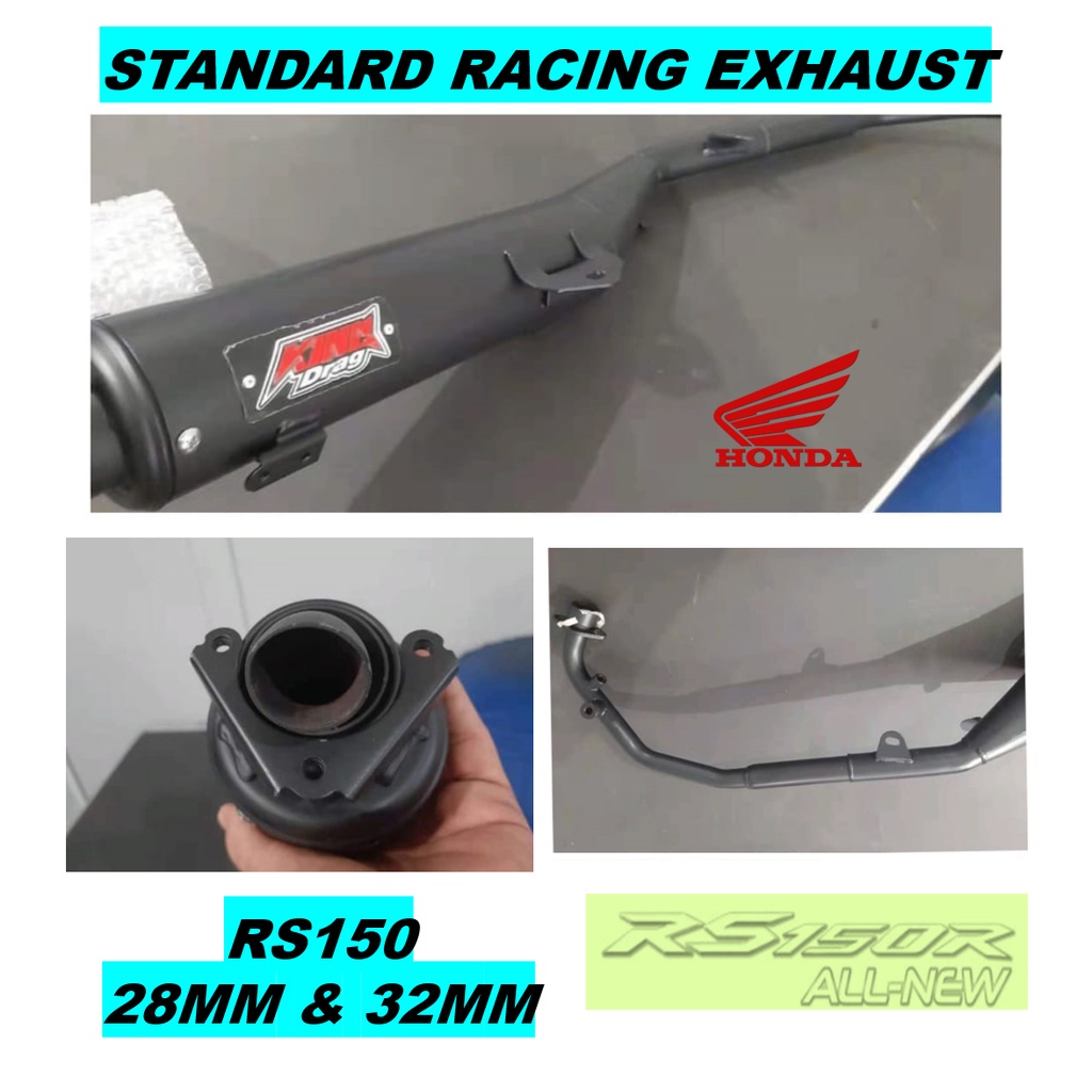 HONDA RS150 RS RS150R KING DRAG MUFFLER RS150 28MM 32MM KD STANDARD ...
