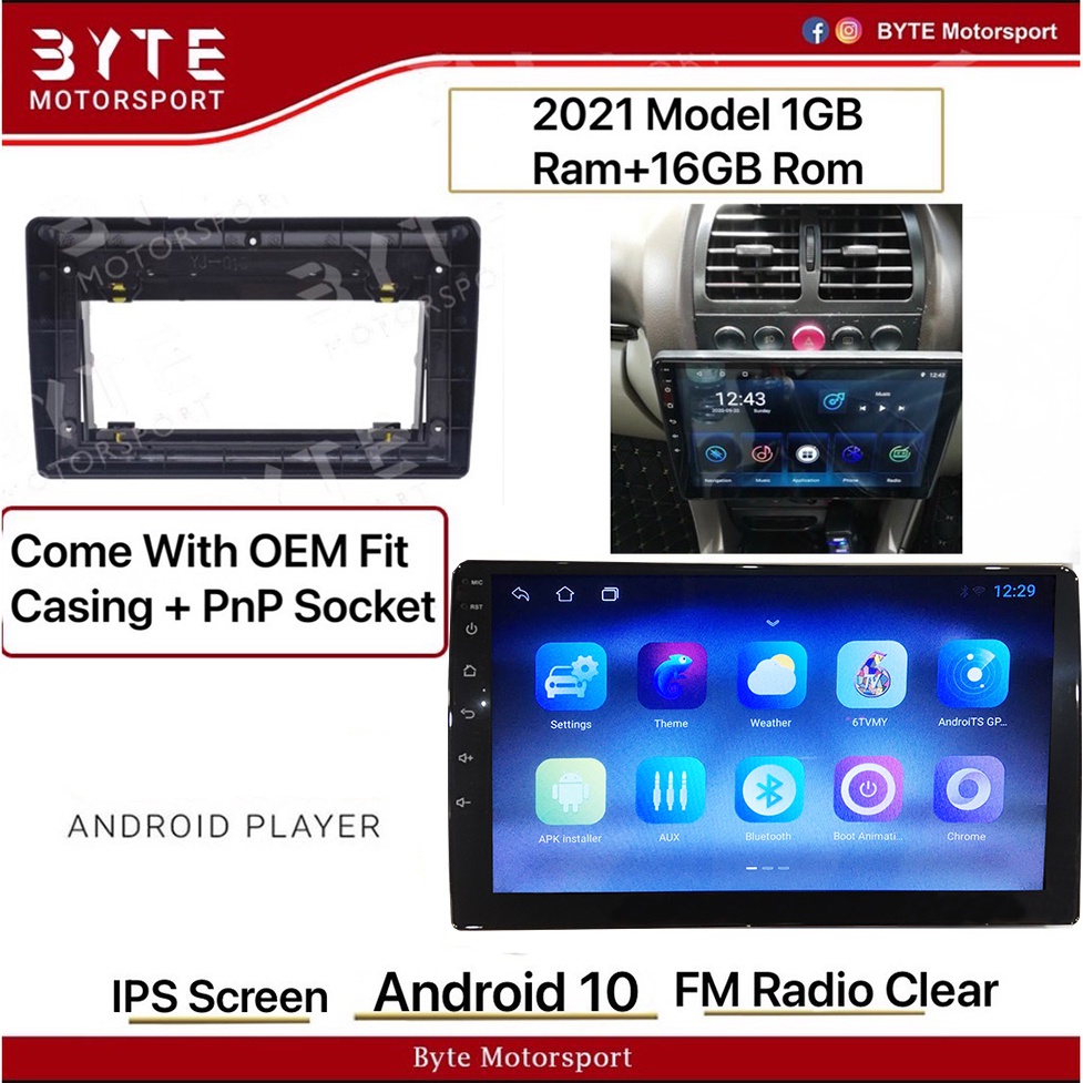 🇲🇾 🏧Economy Set🏧 [1+16] Proton Waja Android Player Android 10 💯IPS ...