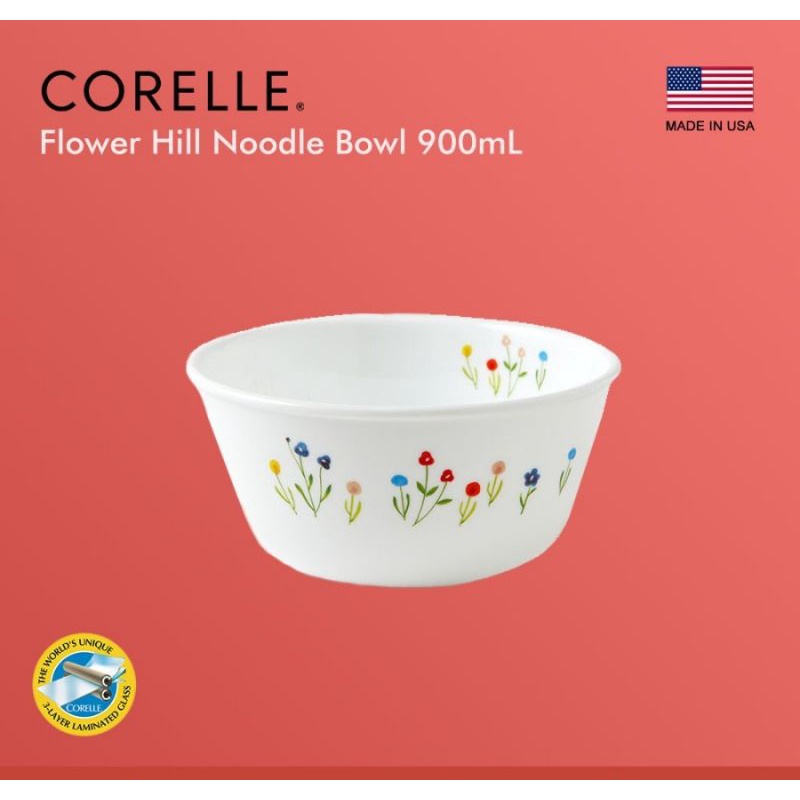 Corelle FLOWER HILL NOODLE BOWL 900ML | Shopee Malaysia