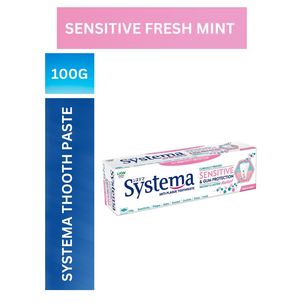 Systema Sensitive & Gum Protection Toothpaste Fresh Mint 100g | Shopee ...