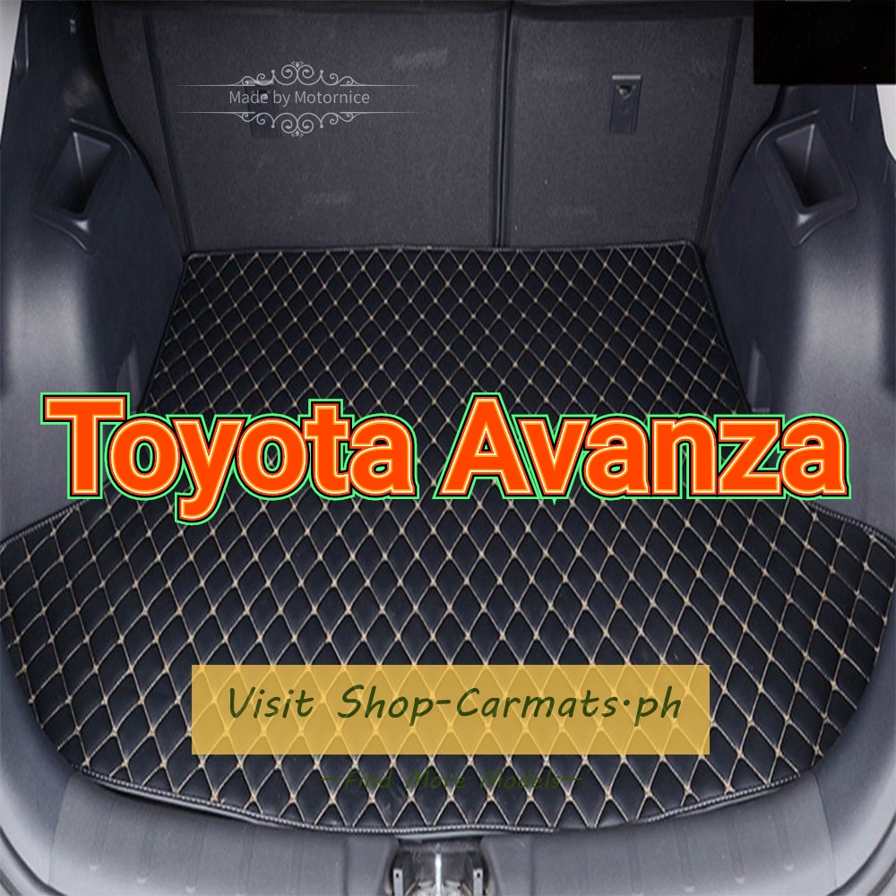 [Ready Stock] For Toyota Avanza BOOT CARPET PU LEATHER BOOT TRAY CARGO ...