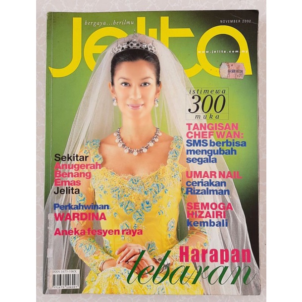 Majalah Jelita | November 2002 | Cover Nina Juren | Shopee Malaysia