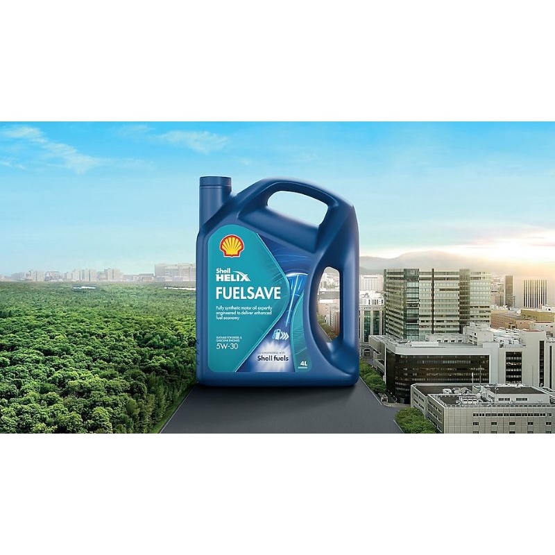 SHELL HELIX FUELSAVE 5W-30 – NEW FULLY-SYNTHETIC ENGINE OIL | Shopee ...