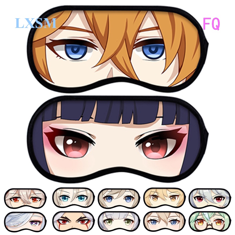 FQ Genshin Impact Eye Patch Anime Sleep Blindfold Diluc Ragnvindr ...