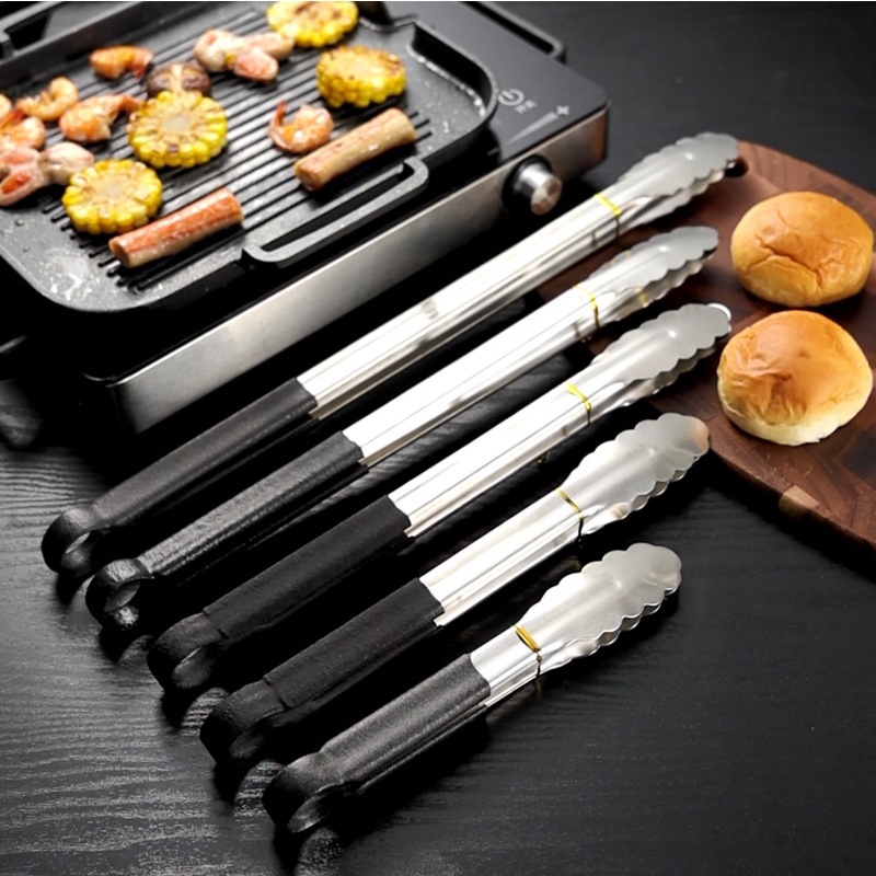 Heavy Duty Rubber Grip Food Clips Food Service Tong Sepit Ayam Gunting ...