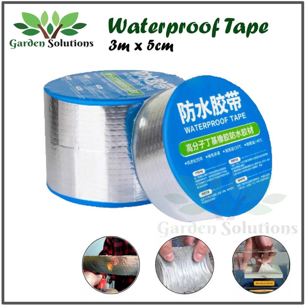 Aluminum foil butyl tape waterproof sealing self-adhesive tape tape color steel cottage roof ...