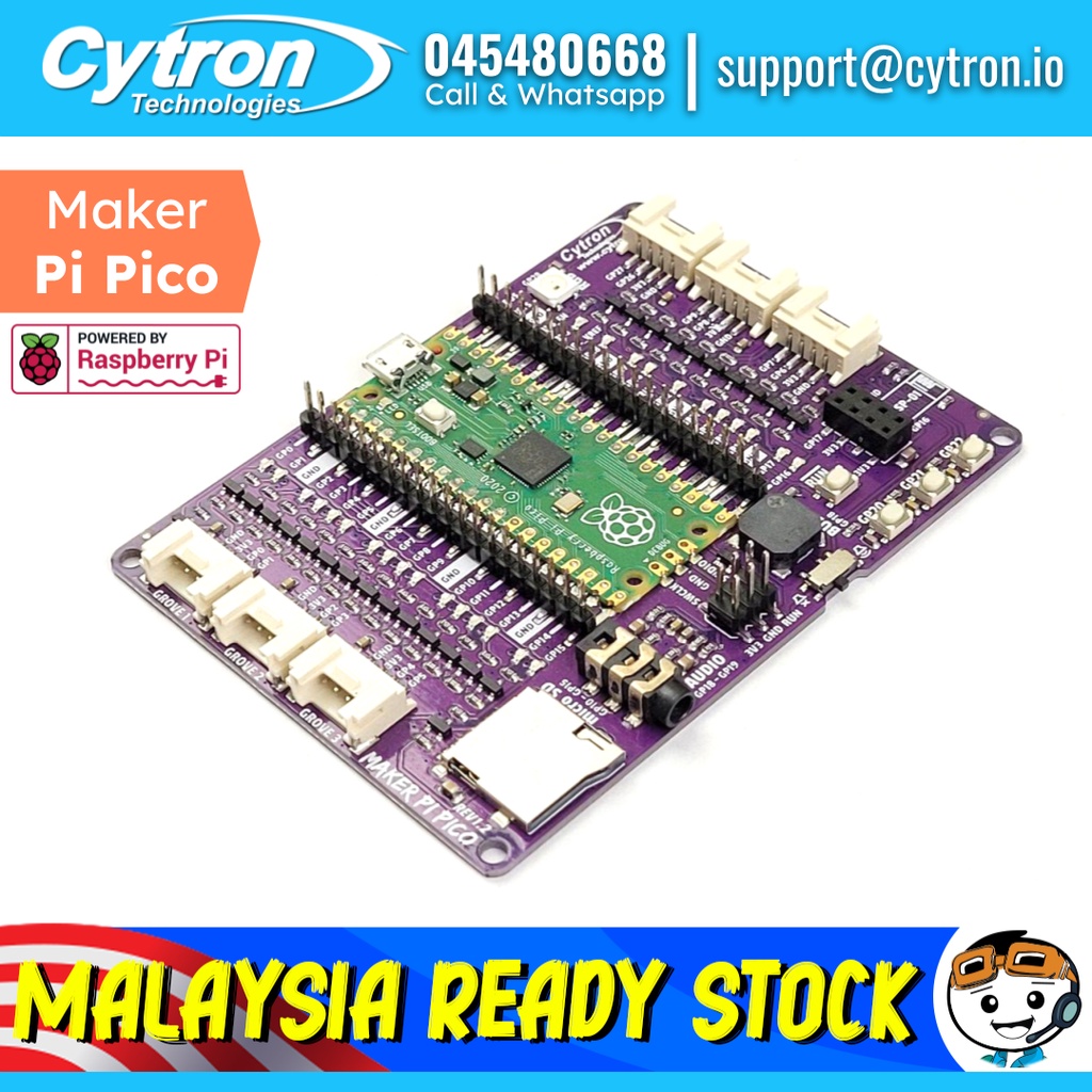 Maker Pi Pico Simplifying Raspberry Pi Pico For Beginners Micropython Circuitpython Arduino High 