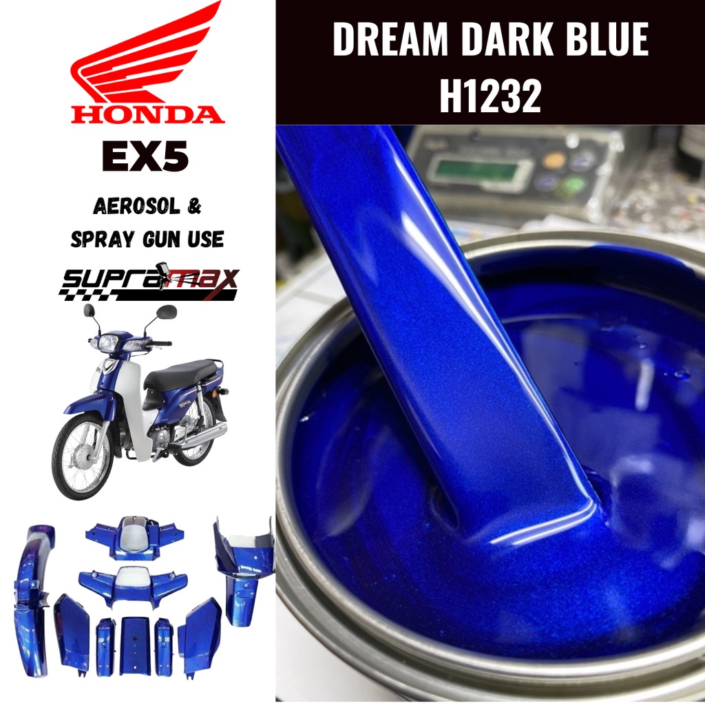 [HONDA EX5 Dream Dark Blue H1232 ] Cat Motor Aikka DIY Aerosol Cat ...