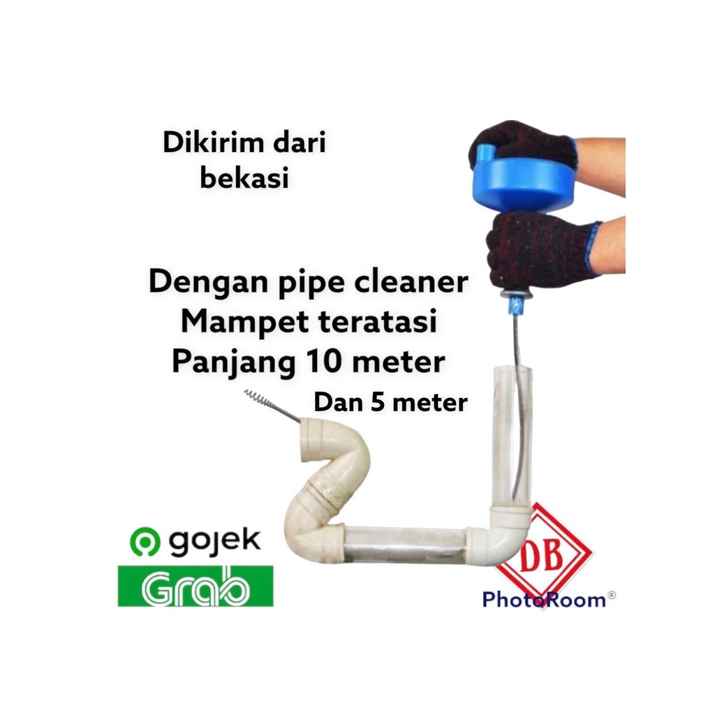 Db PIPE CLEANER 10 meters 5 meters/PIPA Drain CLEANING EQUIPMENT ...