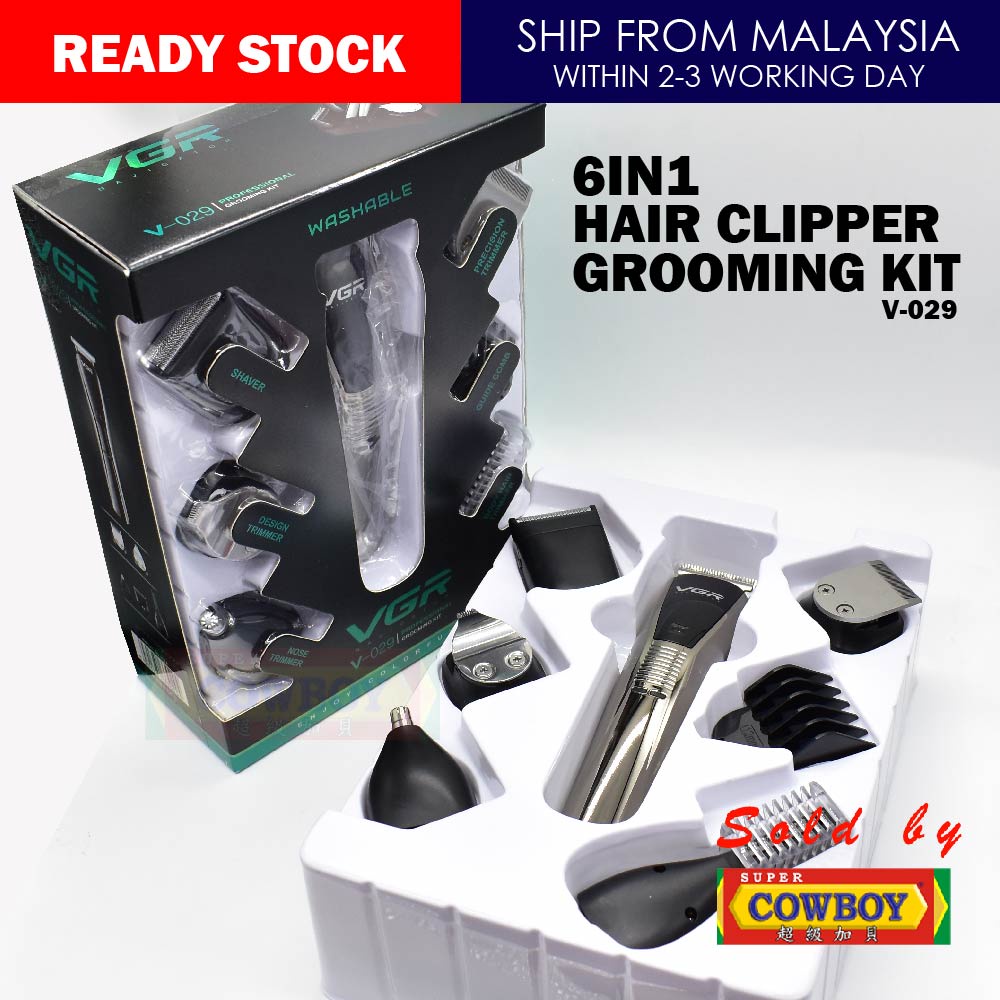 Mesin Gunting Rambut Hair Clipper VGR V-029 Professional Trimmer Grooming Kit Electrical ...