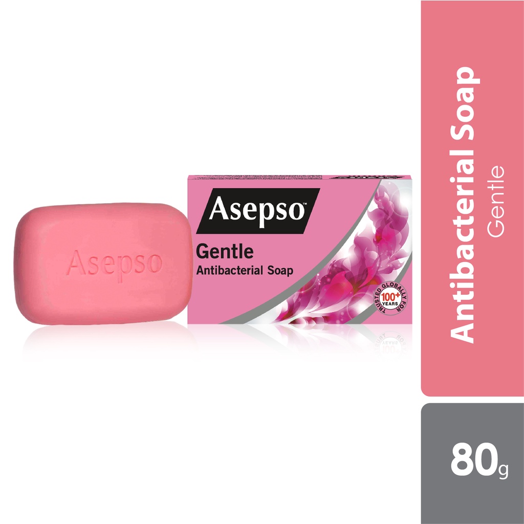 Asepso Gentle Antiseptic Soap 80g | Shopee Malaysia