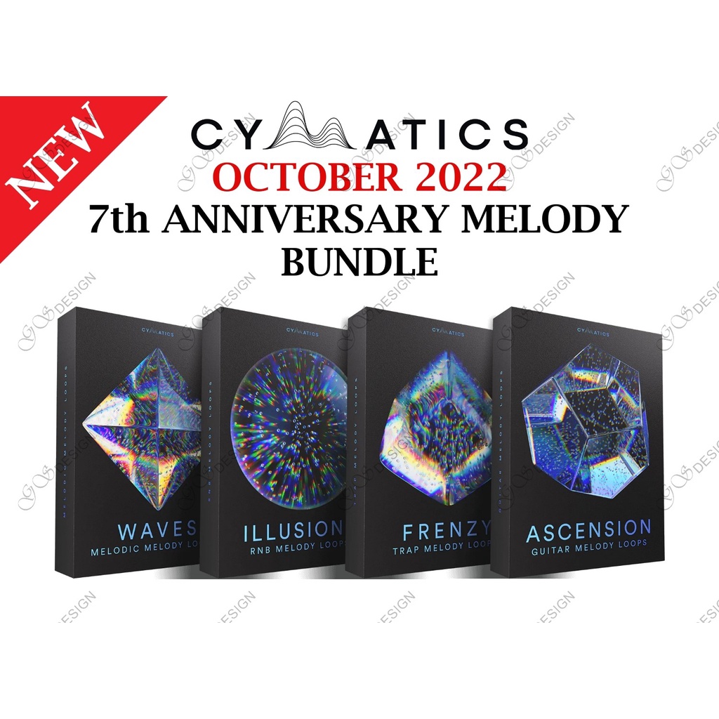 Cymatics 7th Anniversary Melody Bundle with Ascension, Frenzy, Illusion ...