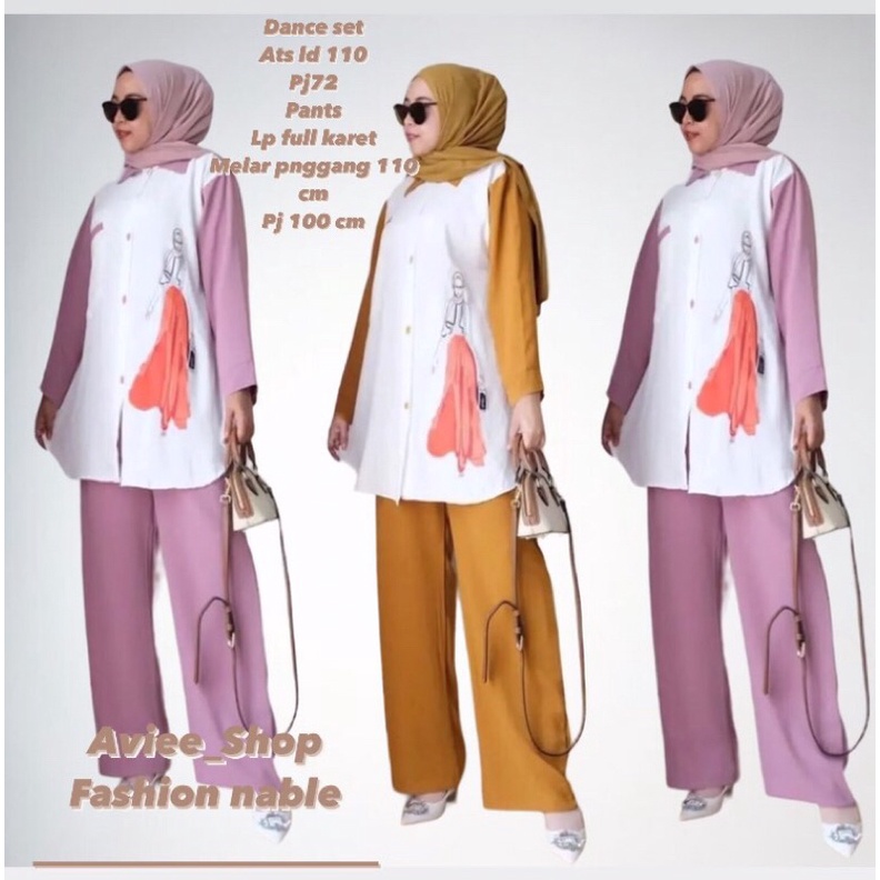 Crinkle DANCE SET SET Button Life SET ONE SET CRINKLE TERBARU FASHION ...