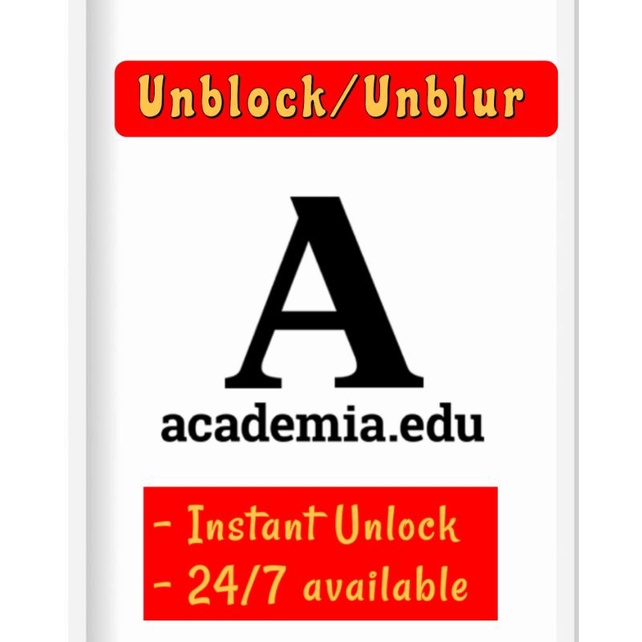 Academia Unlock Unblur Document рџ ґ Fast Response Shopee Malaysia