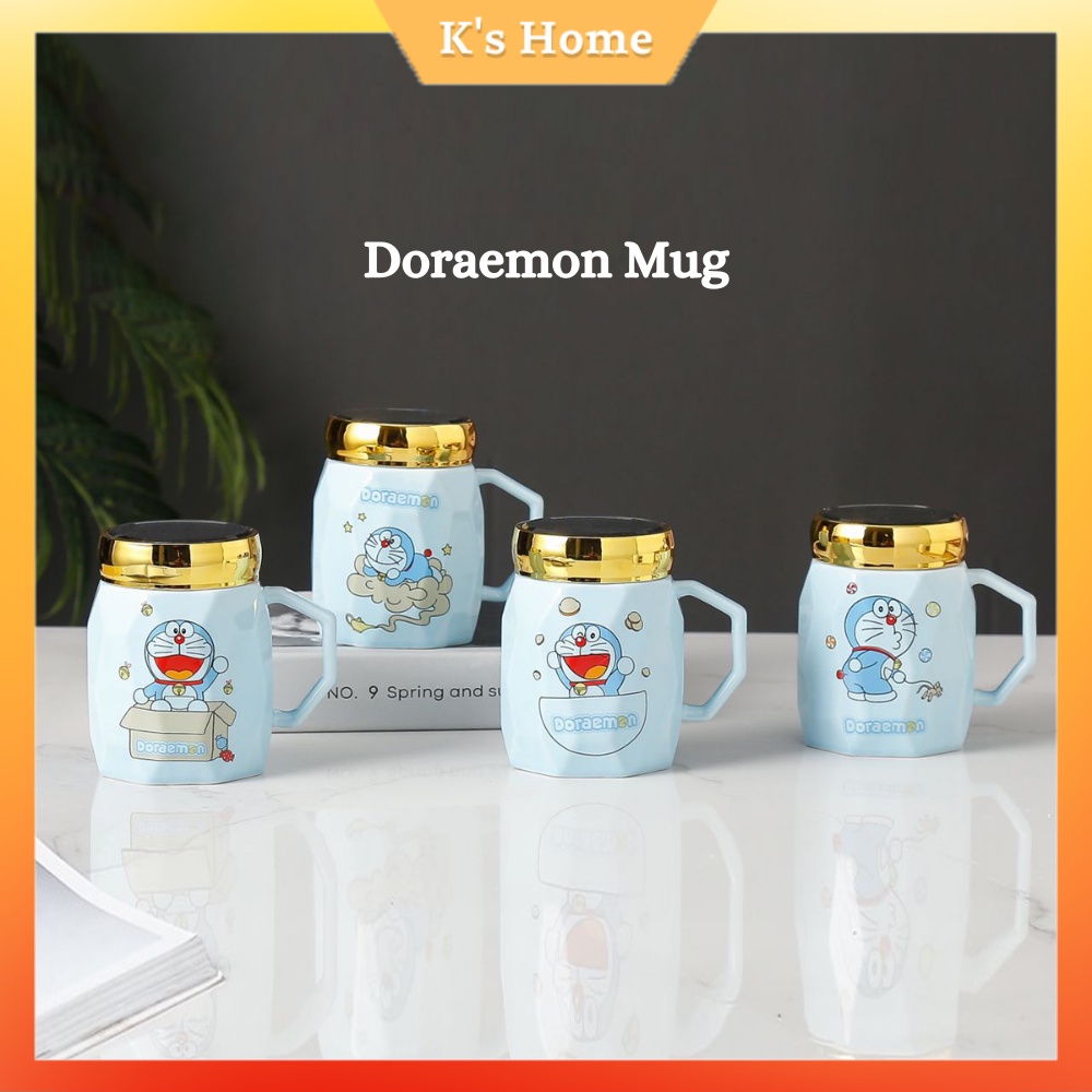 High Quality Ceramic Mirror Mug DORAEMON Design Hot Water Gift Present ...
