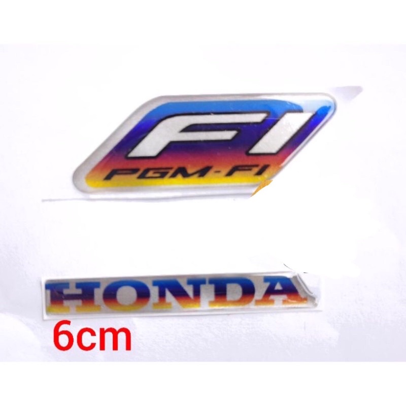 Universal emblem FI honda logo titanium 2 in 1 RS150 RS150R vario150 ...